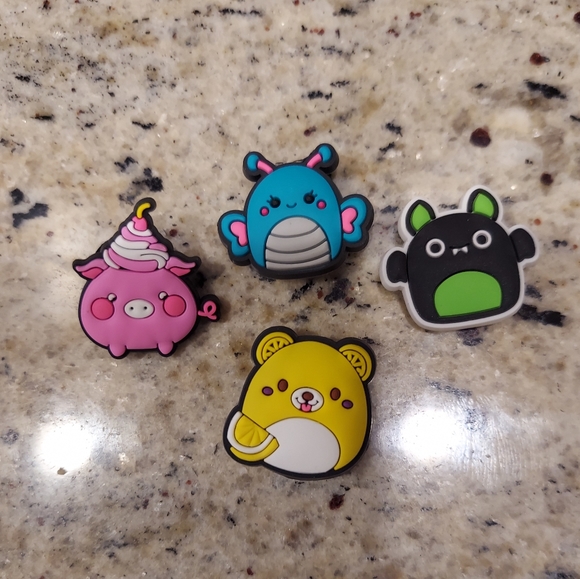Jibbitz | Other | New 4 Pieces Cute Animal Jibbitz | Poshmark